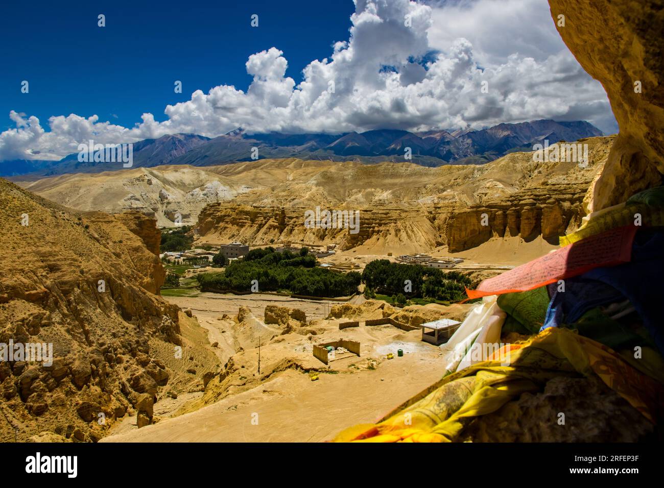 Chhoser Jhong aka Sky Cave a man made cave area in desert of Upper ...