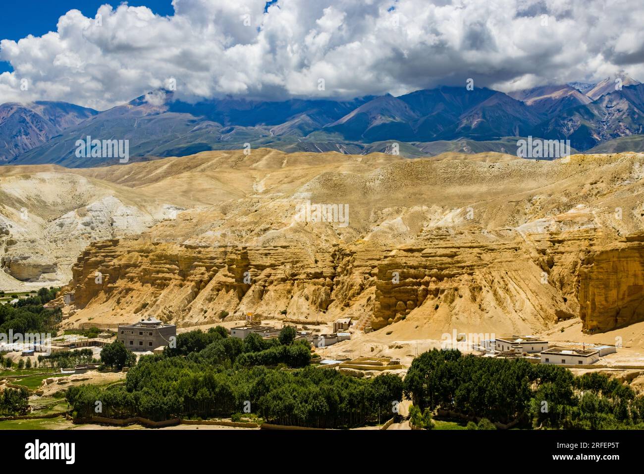 Chhoser Jhong aka Sky Cave a man made cave area in desert of Upper ...