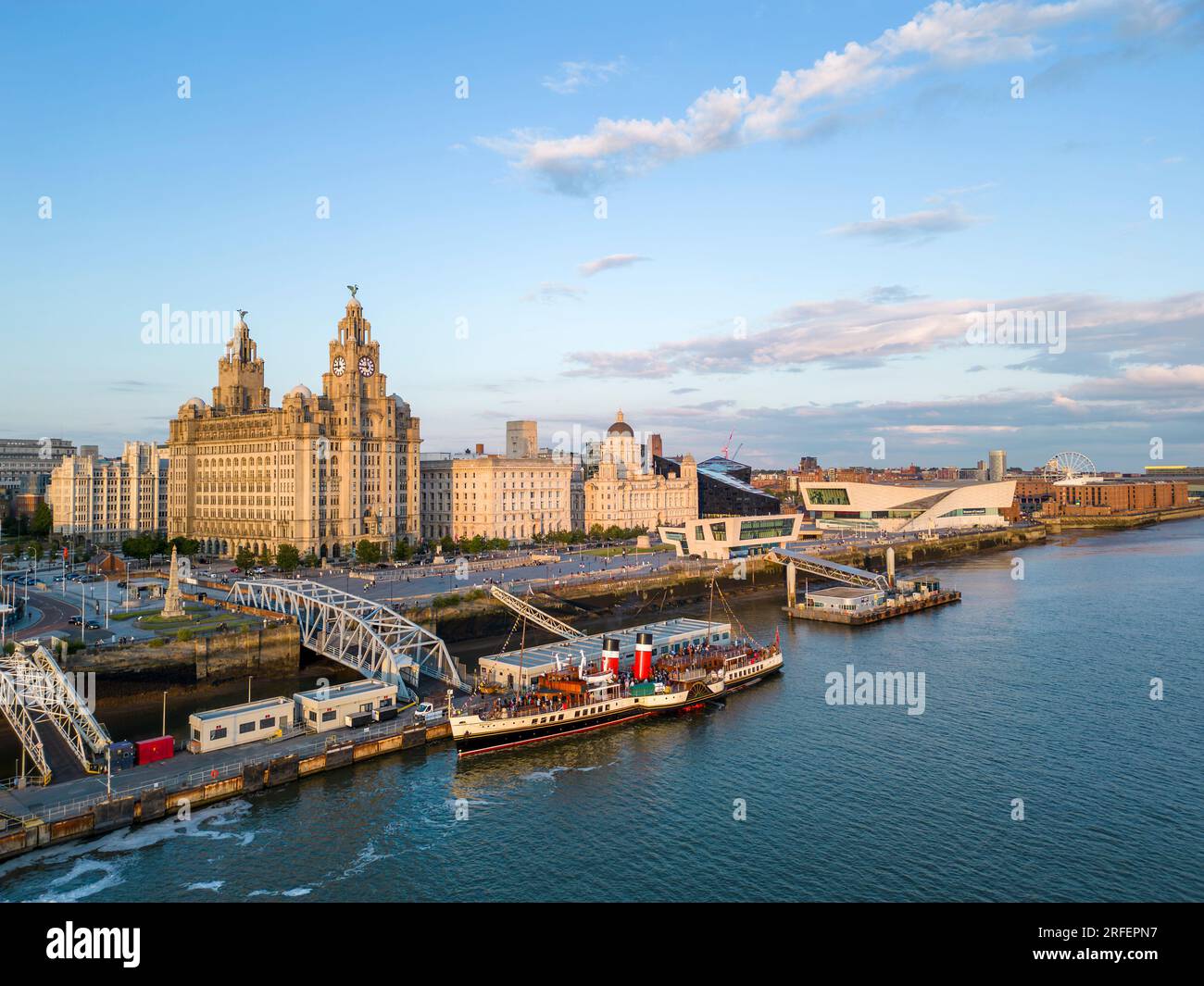 Liverpool waterfront aerial hi-res stock photography and images - Alamy