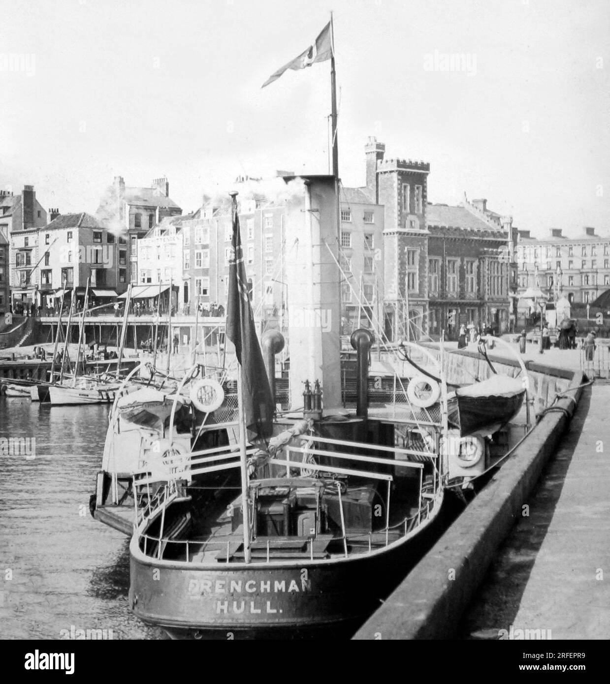 PS Frenchman, Hull, Victorian period Stock Photo - Alamy