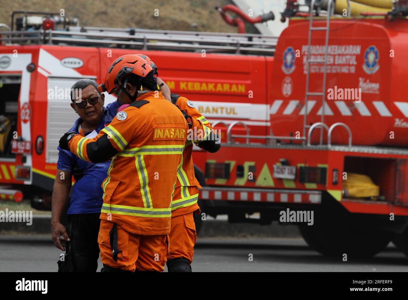 Bantul, Yogyakarta, Indonesia. 3rd Aug, 2023. The Search and Rescue ...