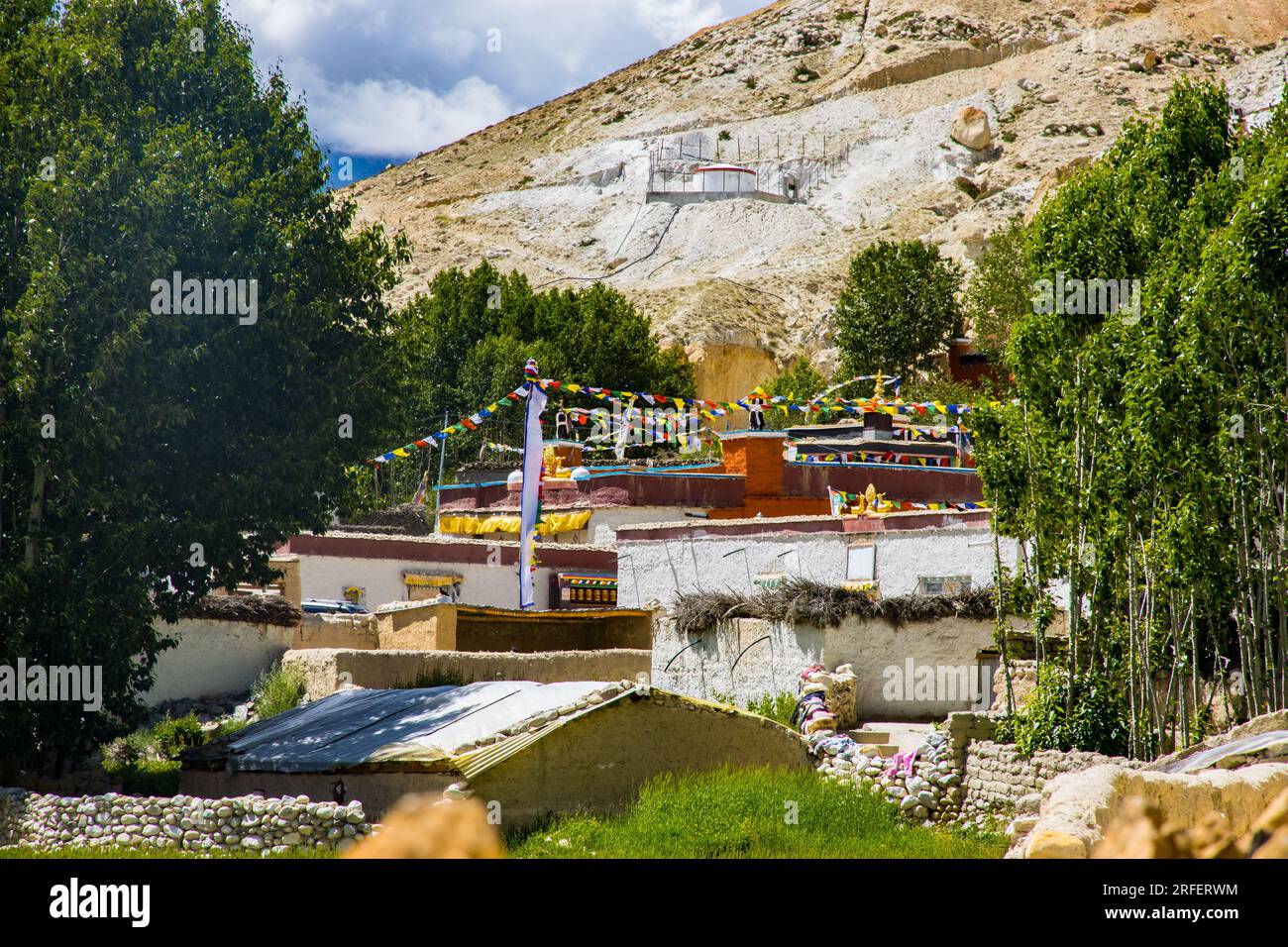 Century Old Gumba and Gompas monastery around Chhoser Village in Upper ...