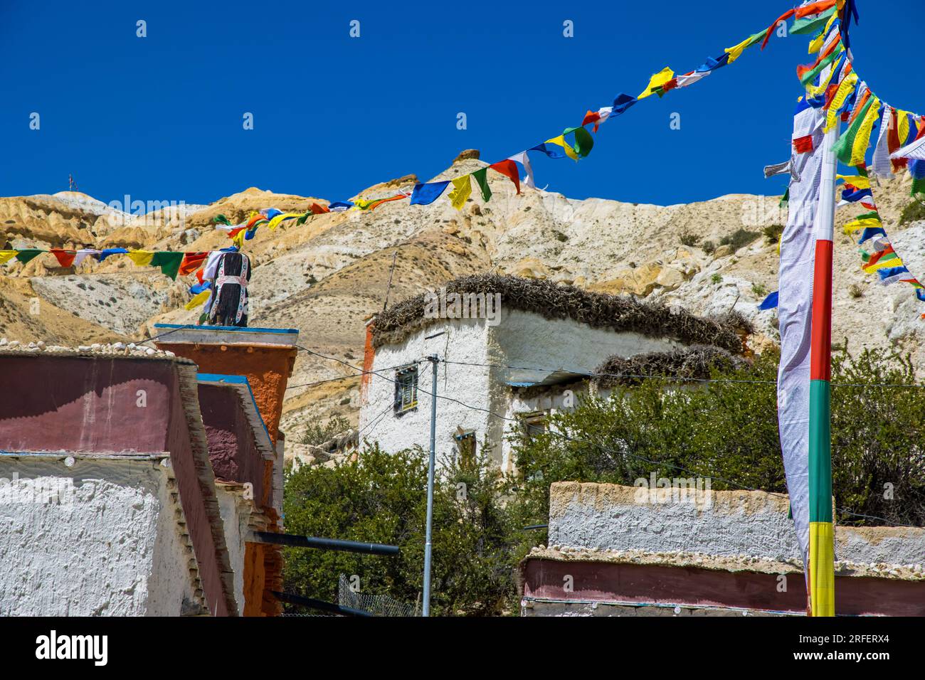 Century Old Gumba and Gompas monastery around Chhoser Village in Upper ...