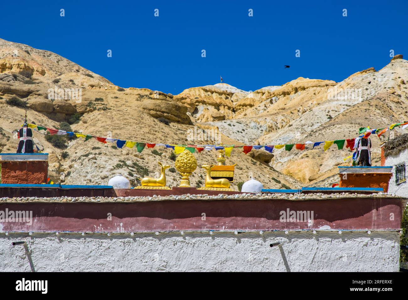 Century Old Gumba and Gompas monastery around Chhoser Village in Upper ...