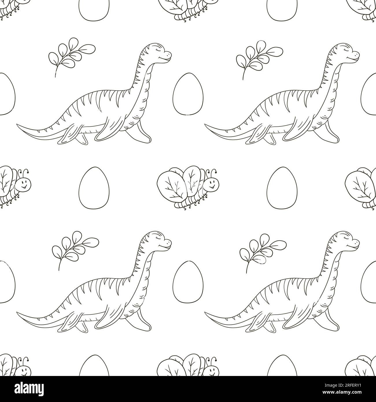 Dinosaur Outline Printable