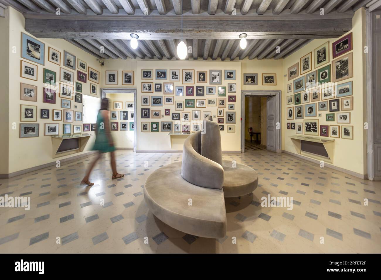 France, Yonne, Saint-Sauveur-en-Puisaye, Musée Collette created on the ...