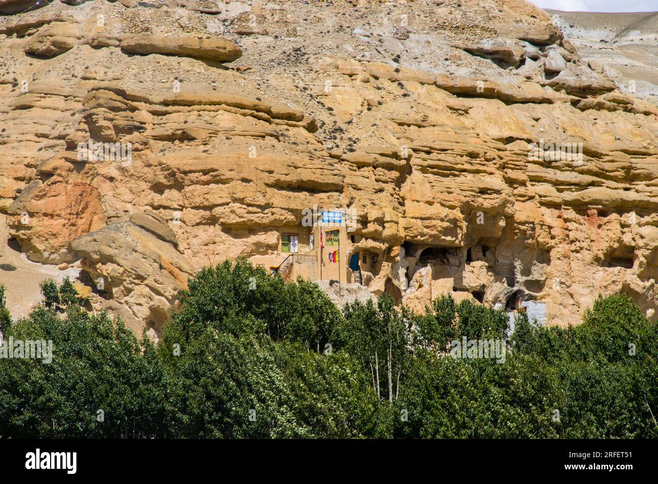 Chhoser Cave Civilization and Museum and Hotel in a Man Made Cave in ...