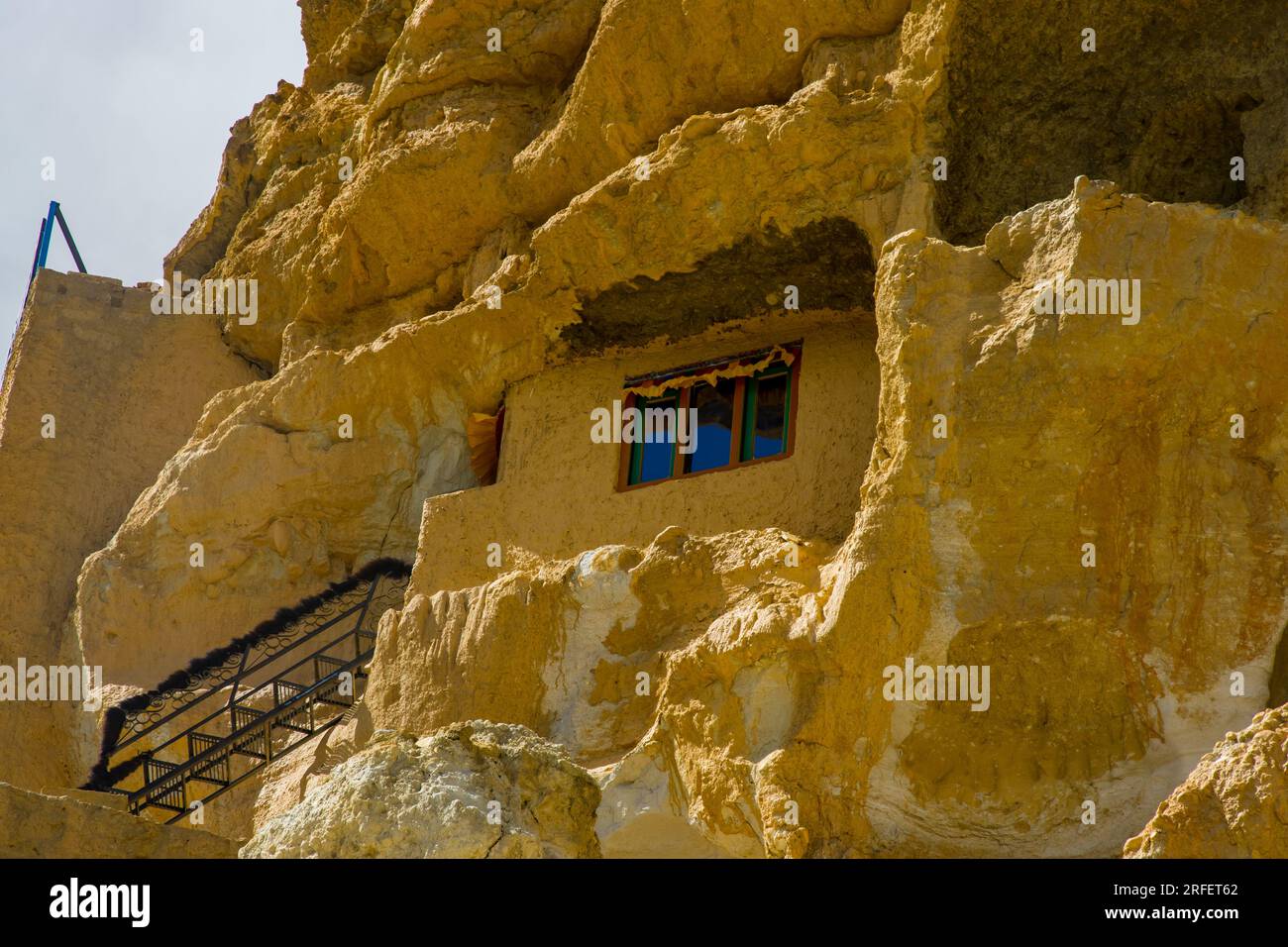 Chhoser Cave Civilization and Museum and Hotel in a Man Made Cave in ...
