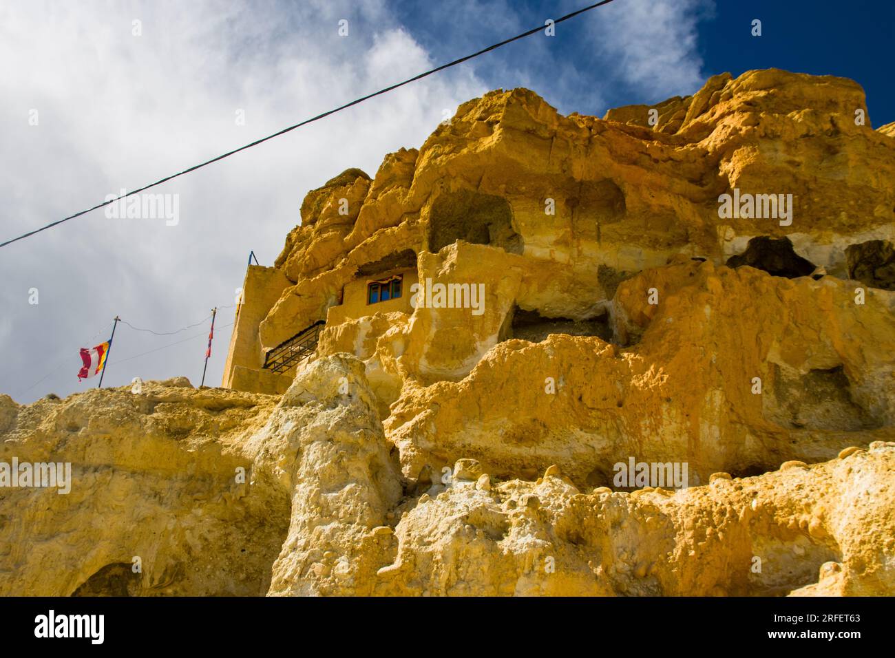 Chhoser Cave Civilization and Museum and Hotel in a Man Made Cave in ...