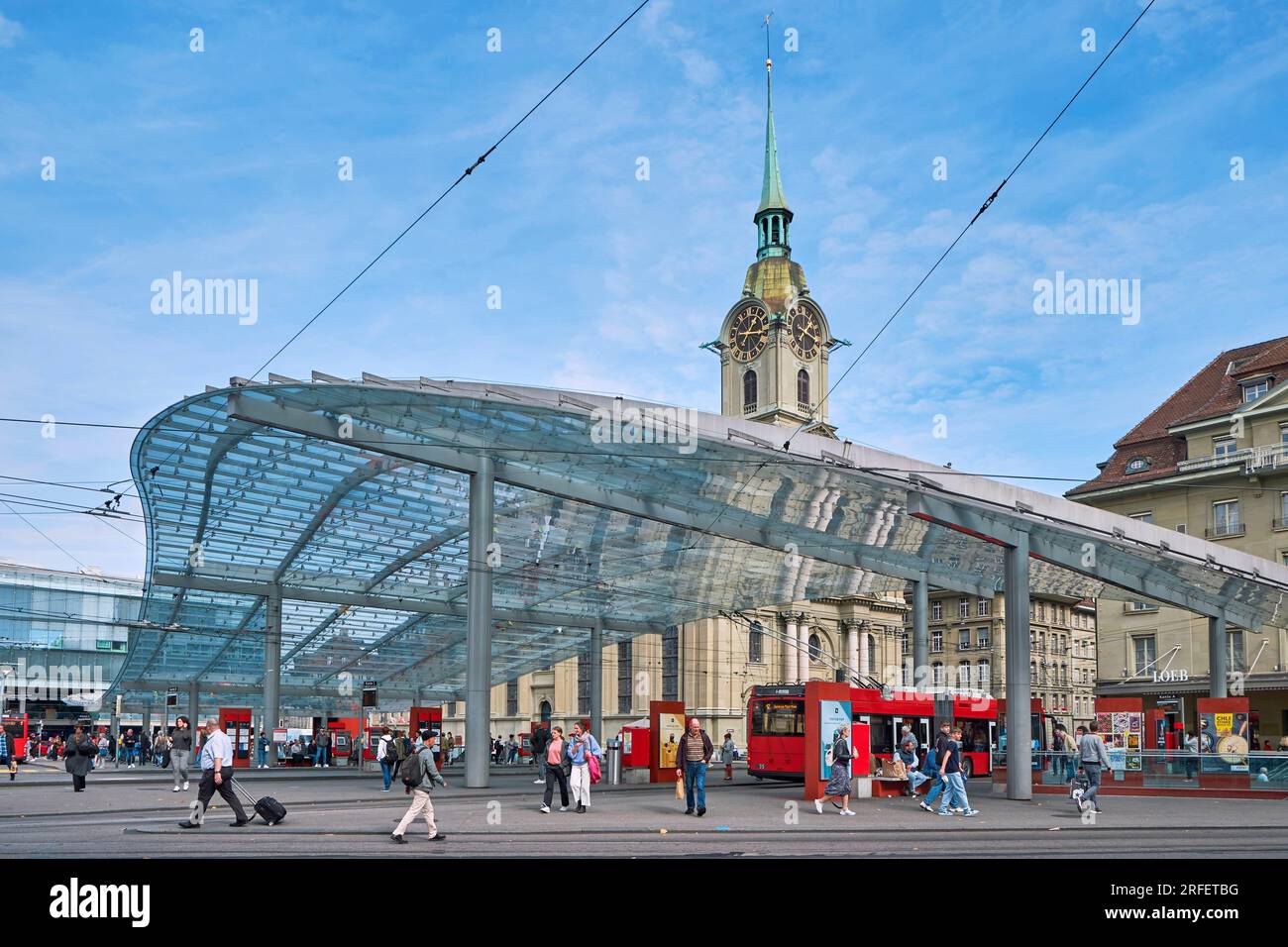 Switzerland, Canton of Berne, Berne, old town listed as World Heritage ...