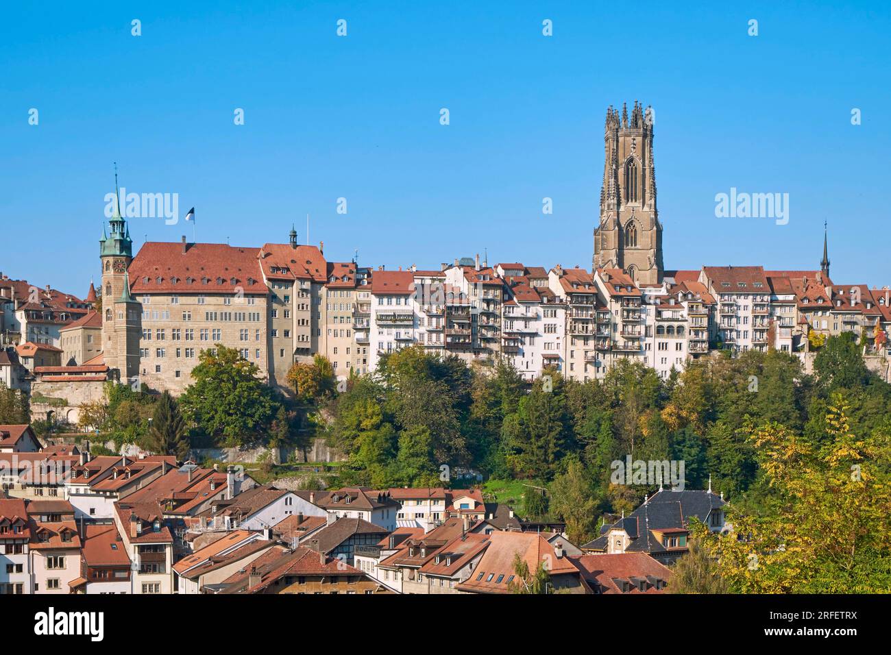 Cathedrale saint nicolas de fribourg hi-res stock photography and ...