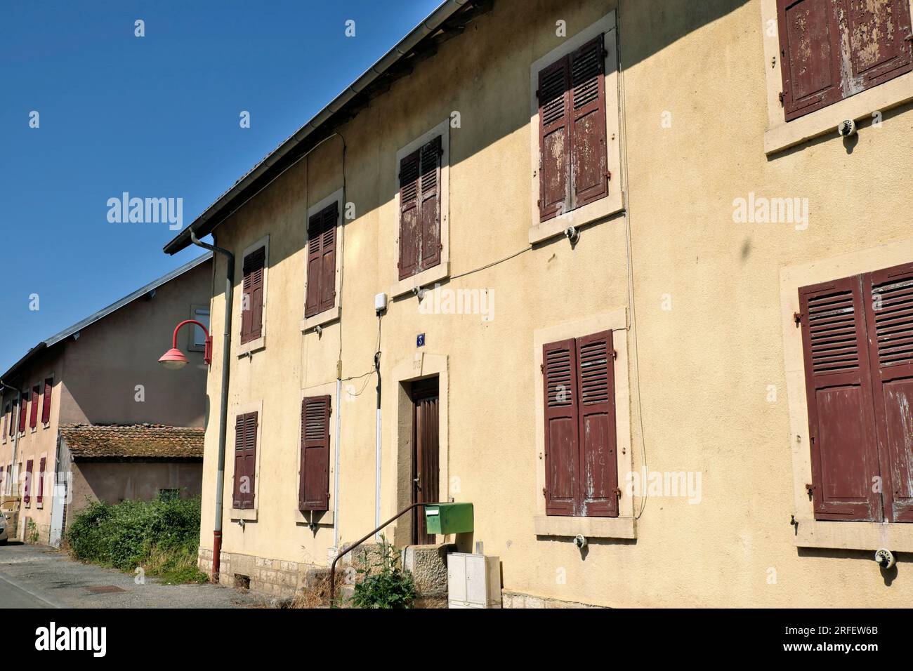 France, Territoire de Belfort, Grandvillars, house of the Migeon or ...
