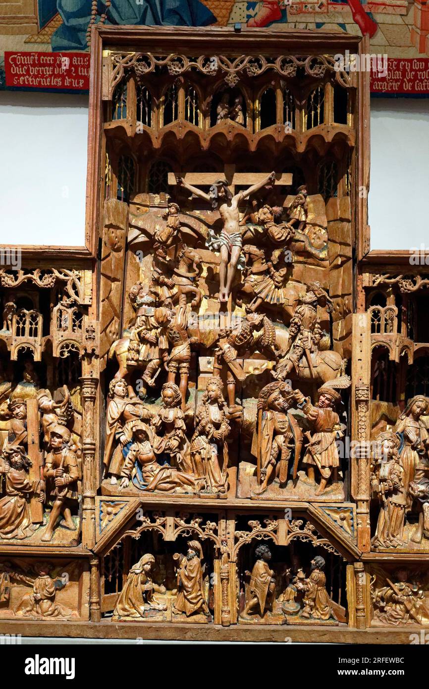 France, Paris, area listed as World Heritage by UNESCO, Cluny National museum of Middle Ages ...