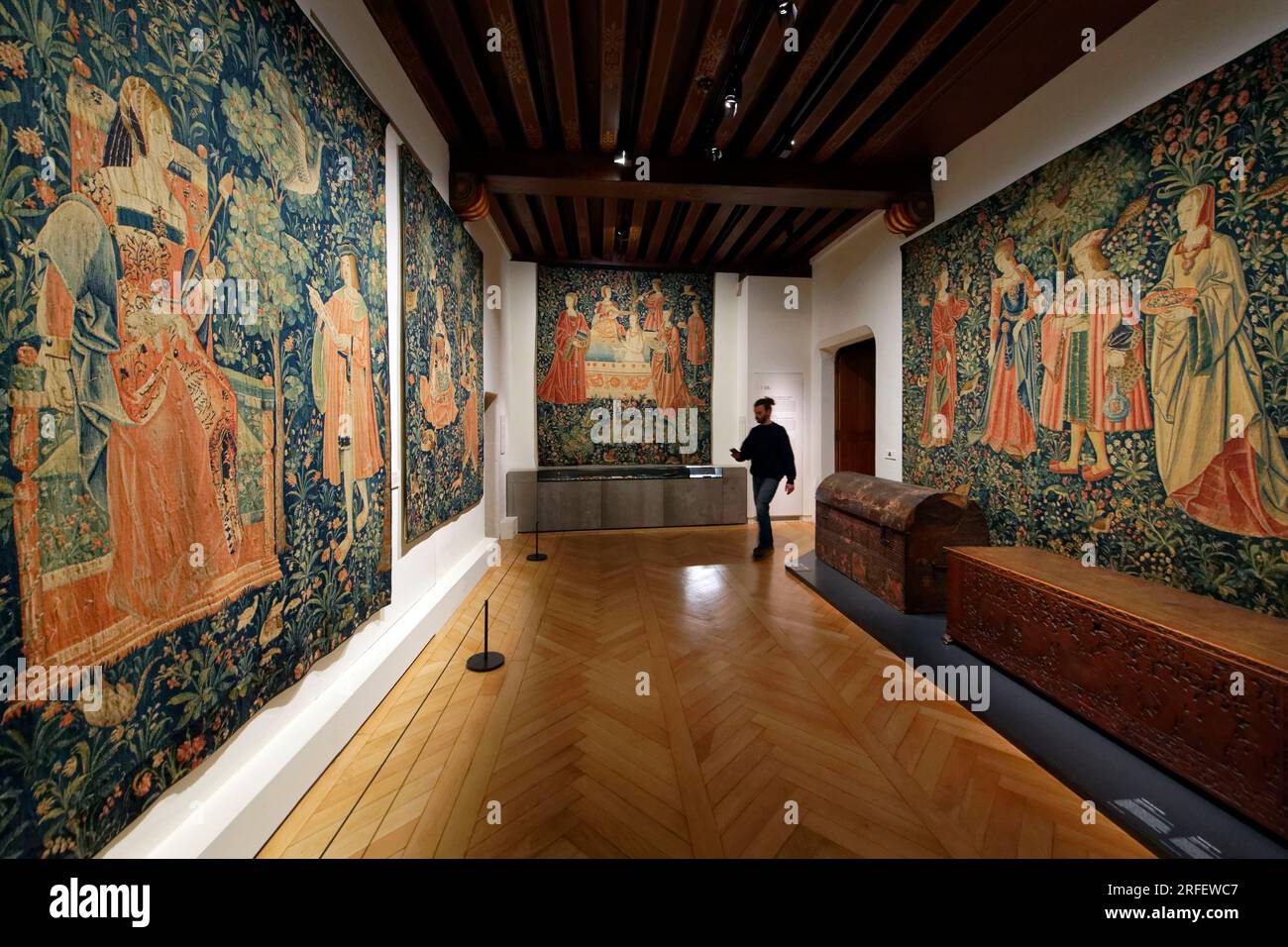 France, Paris, area listed as World Heritage by UNESCO, Cluny National ...