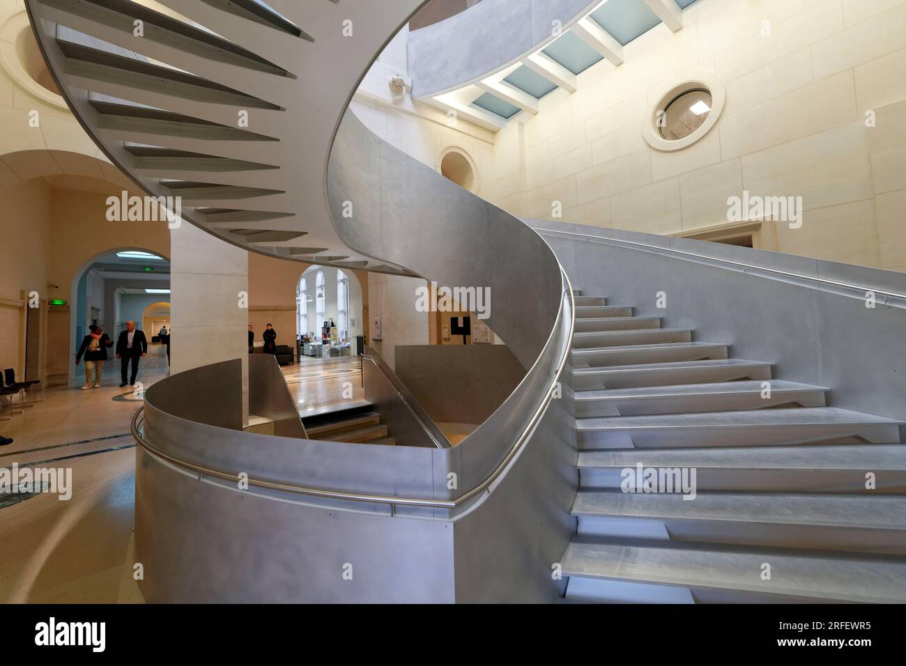France, Paris, National Library of France, Richelieu site, revolving ...