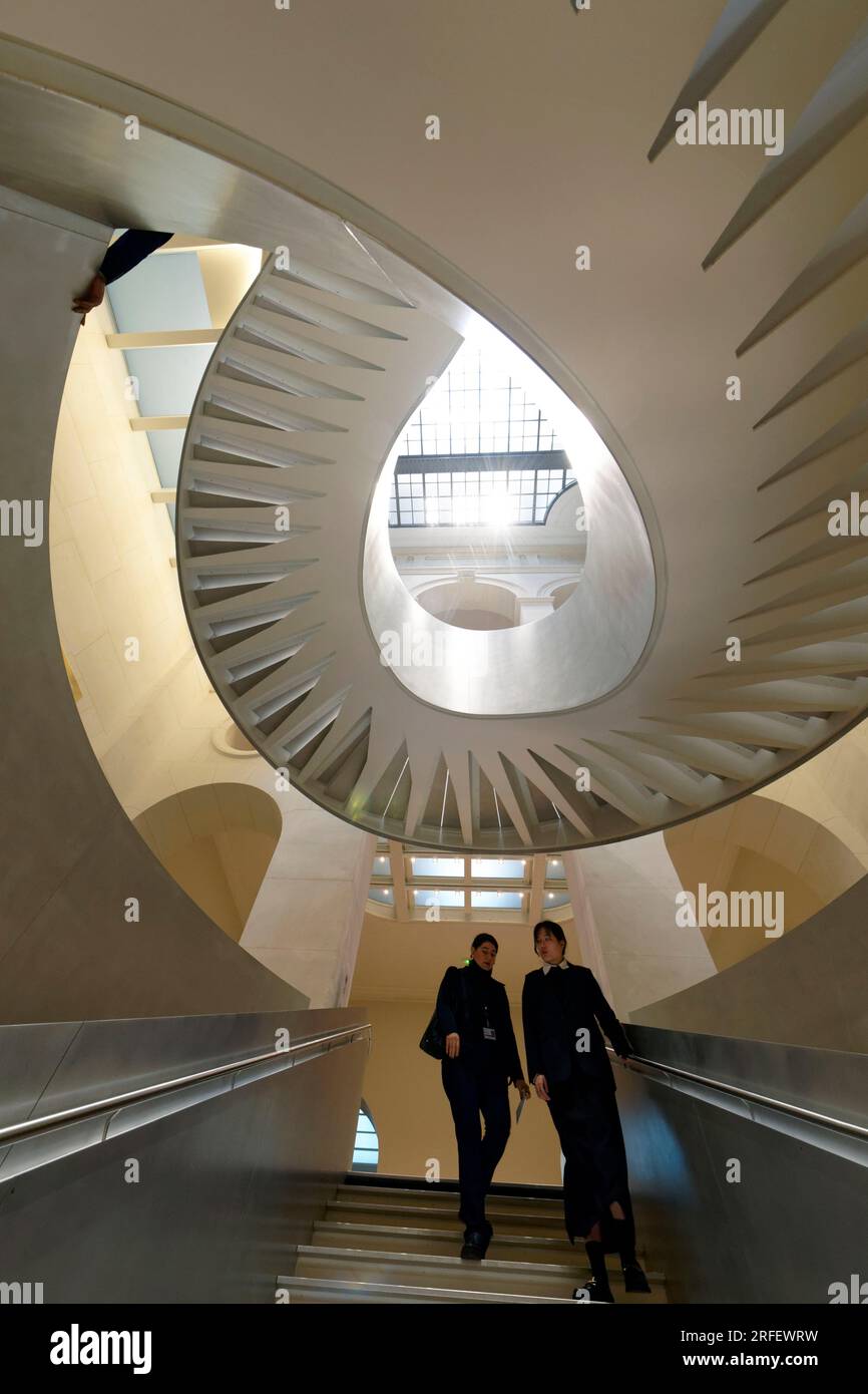 France, Paris, National Library of France, Richelieu site, revolving ...