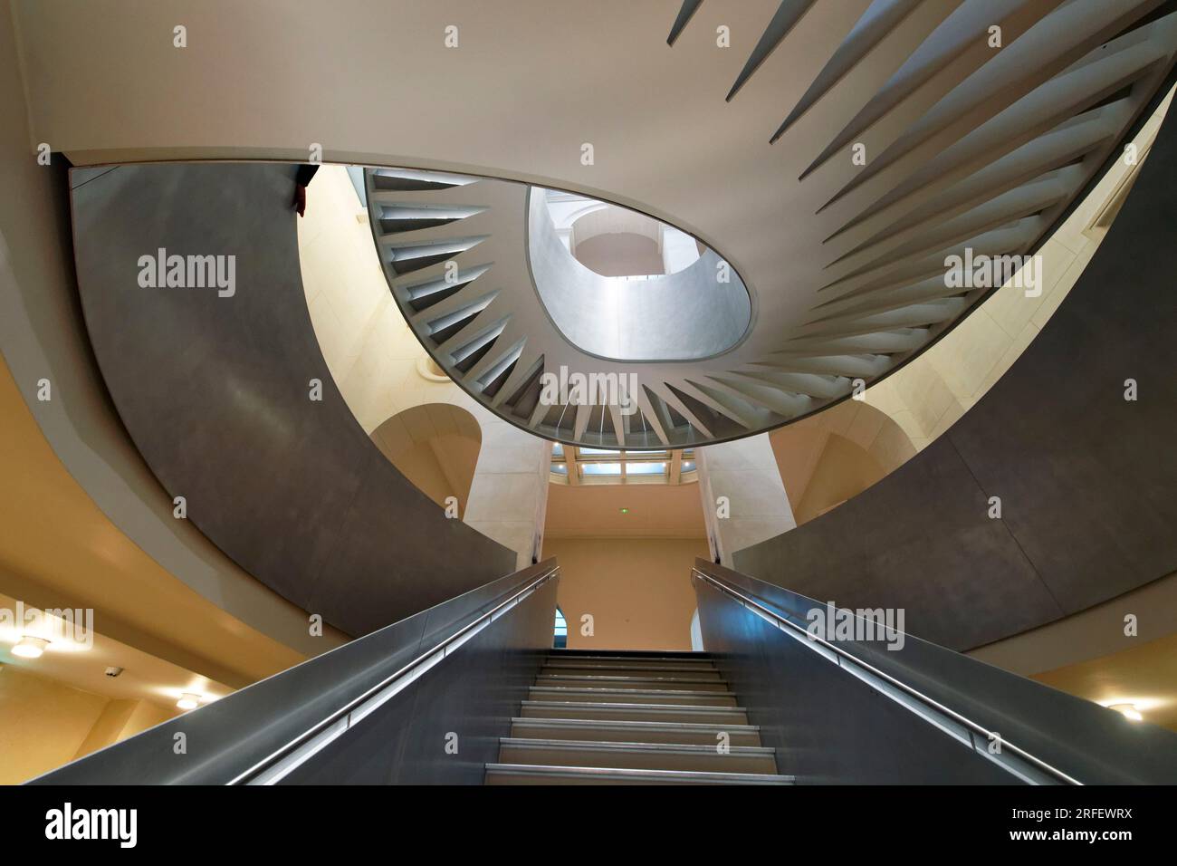 France, Paris, National Library of France, Richelieu site, revolving ...