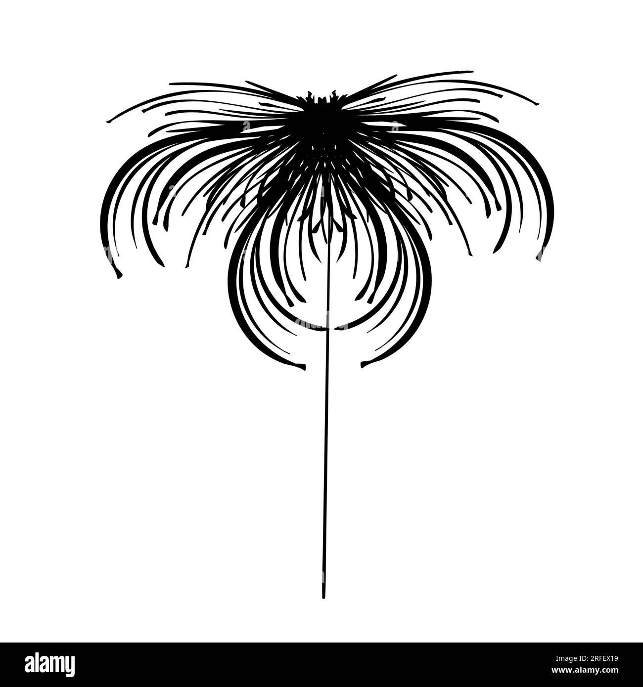 Stylized flower. Vector illustration Stock Vector Image & Art - Alamy
