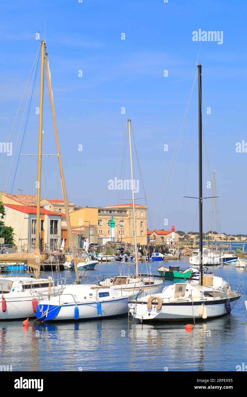 France, Herault, Sete, the Pointe Courte (fishing district Stock Photo ...