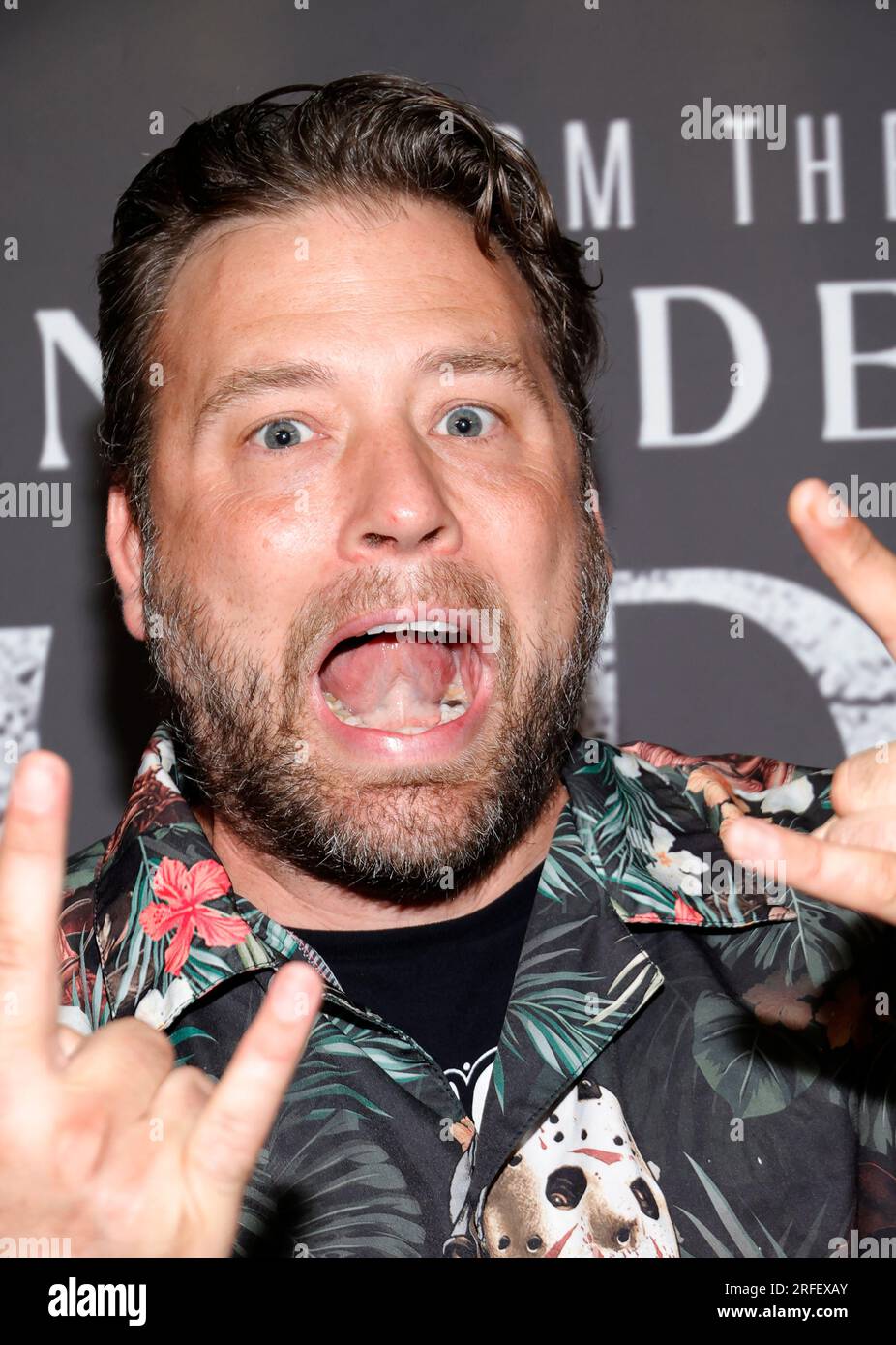 Hollywood, California, USA. 2nd Aug, 2023. Sean Haitz. Screamfest ...