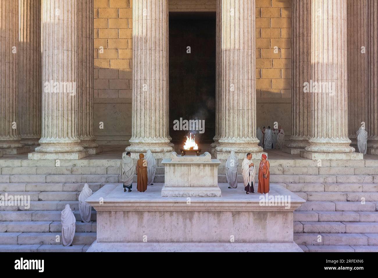 France, Aude, Narbonne, Narbo Via Museum, Archaeological Museum ...
