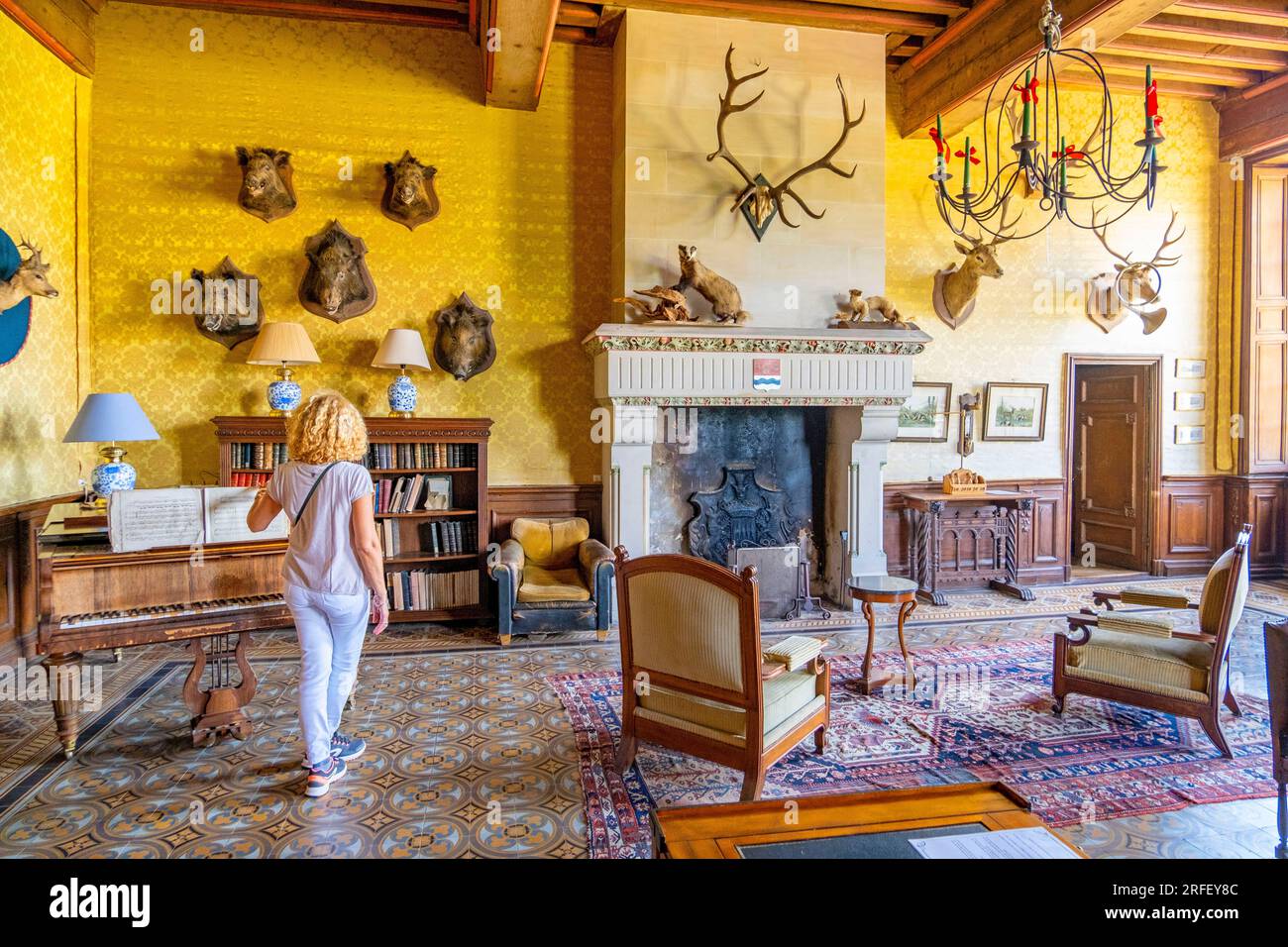 French Castle Living Room