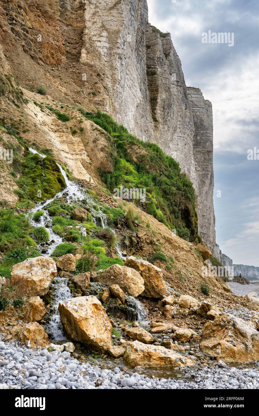 France, Normandy, Seine Maritime, Saint Leonard, Valleuse de Grainval ...