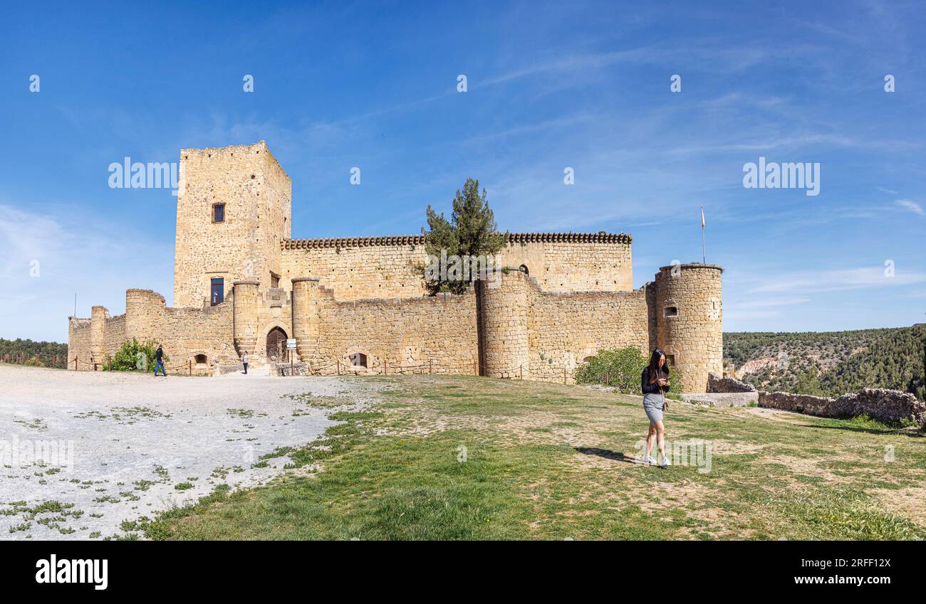 Spain, Castile and Leon, Pedraza, Ignacio Zuloaga castle Stock Photo ...