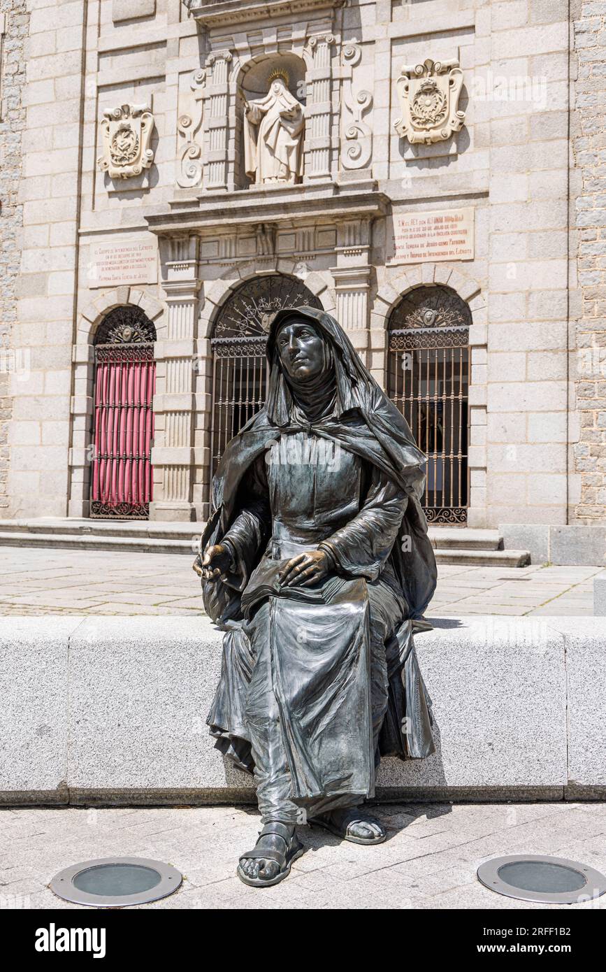 Spain, Castile and Leon, Avila, Old Town of Avila with its Extra-Muros ...