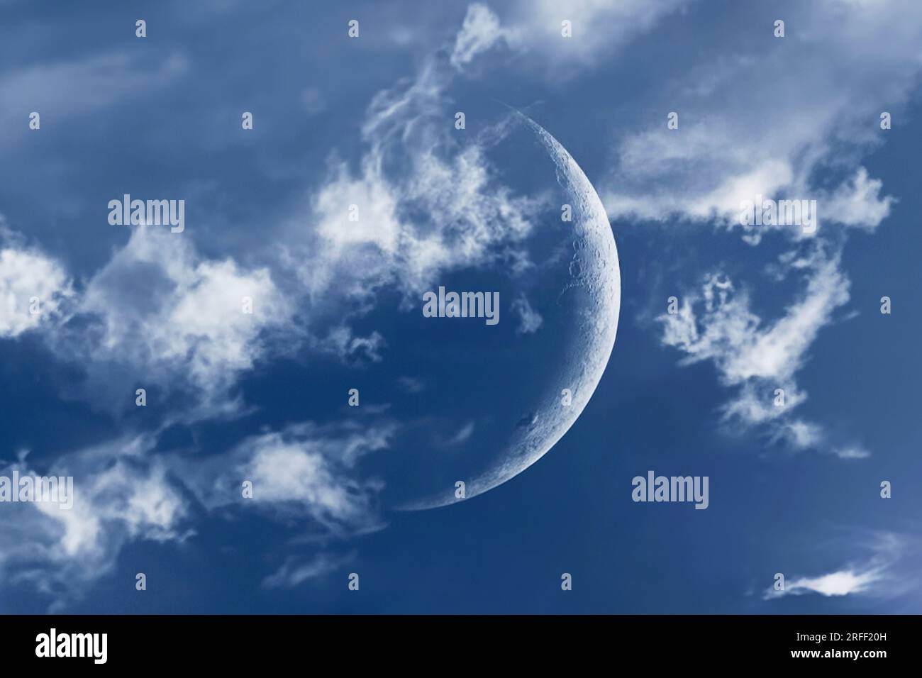 Moon hidden by cloud hi-res stock photography and images - Alamy