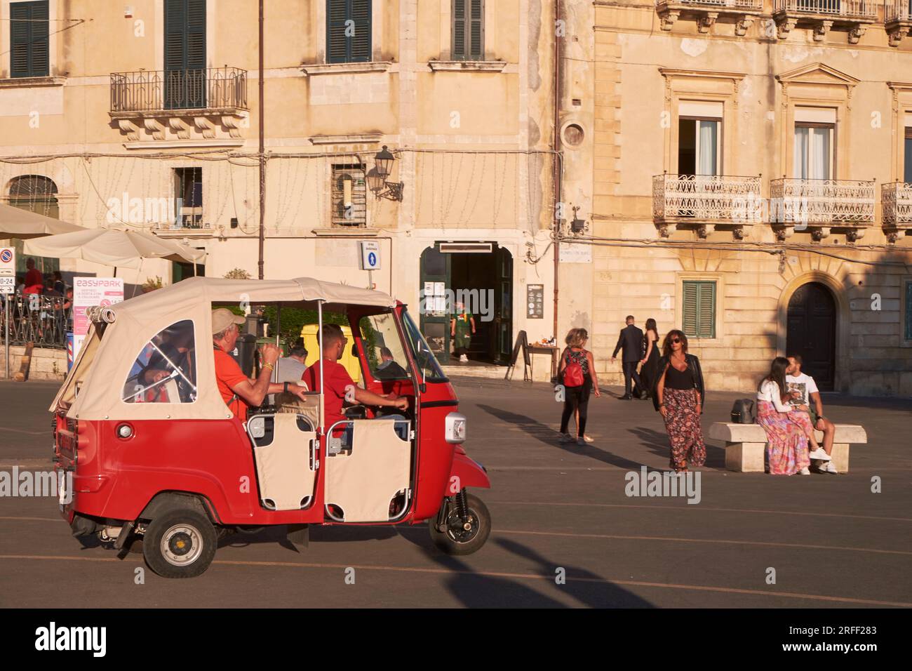 Italy, Sicily, Syracuse, Ortigia island, UNESCO World Heritage site ...