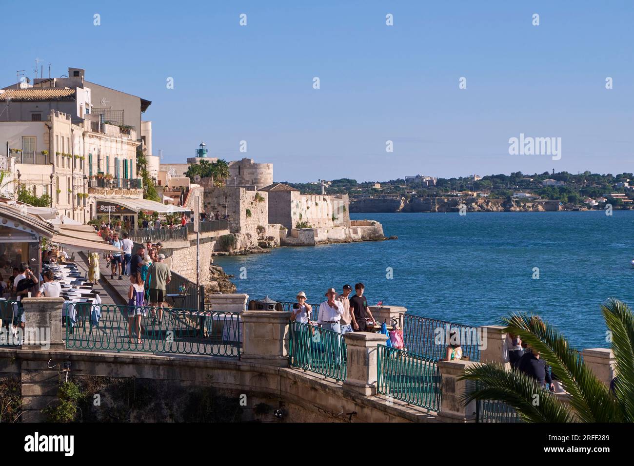 Italy, Sicily, Syracuse, Ortigia island, UNESCO World Heritage site ...