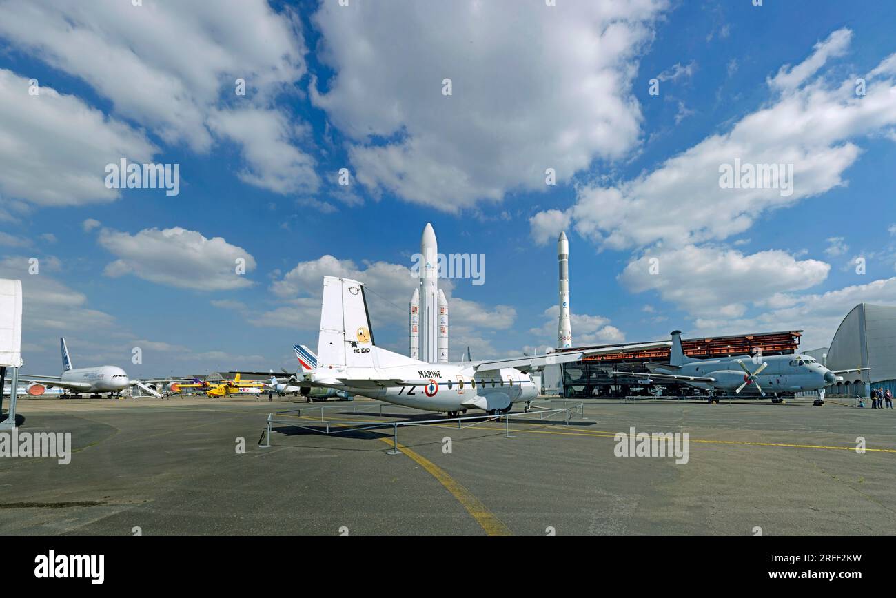 France, Seine Saint Denis, Le Bourget, Air and Space museum Stock Photo ...
