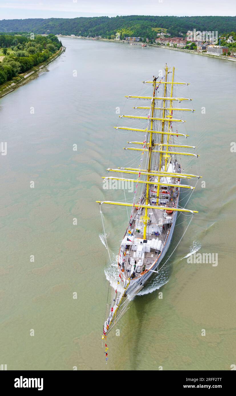 France, Seine-Maritime, Caudebec-en-Caux, also called Rives-en-Seine ...