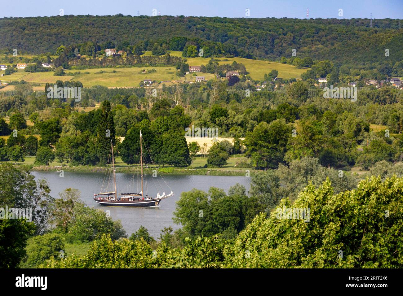 France, Seine-Maritime, Bardouville, Armada 2023, Ring Andersen, ketch ...