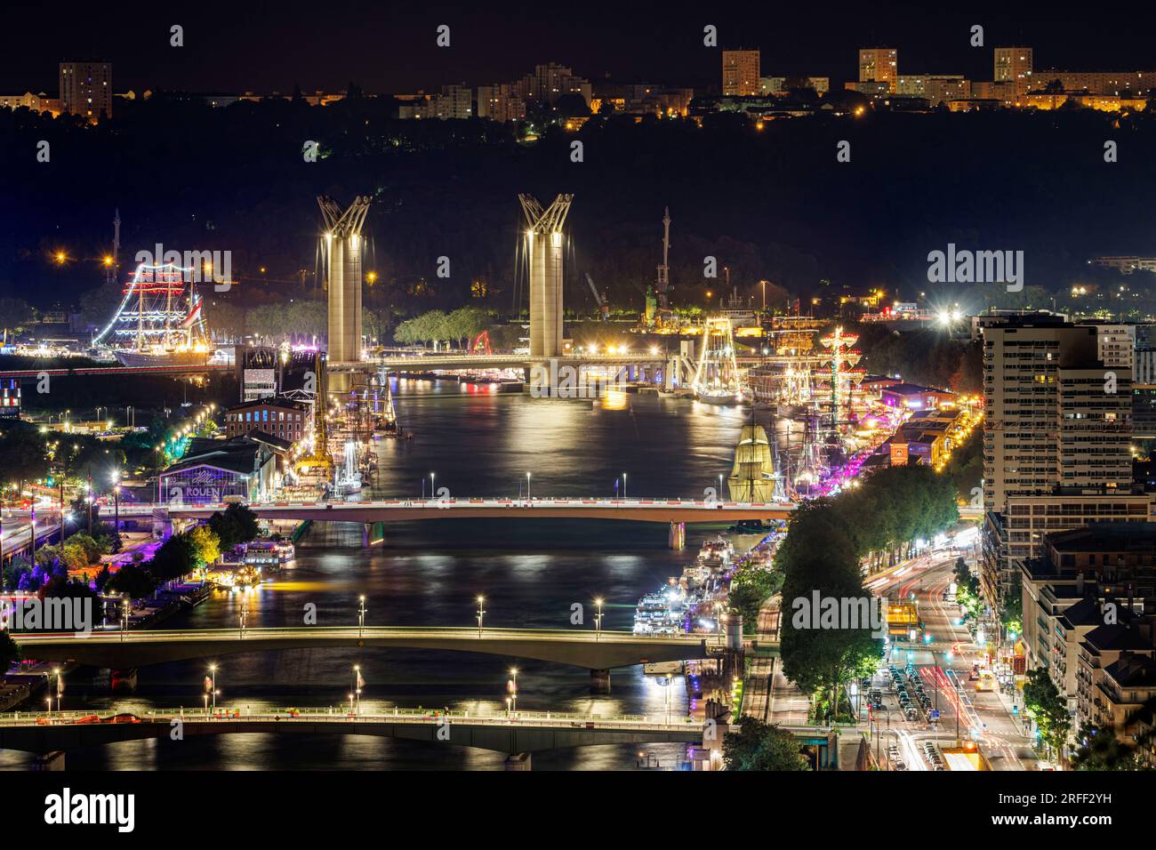 France, Seine-Maritime, Rouen, Armada 2023, Sainte-Catherine Hill ...