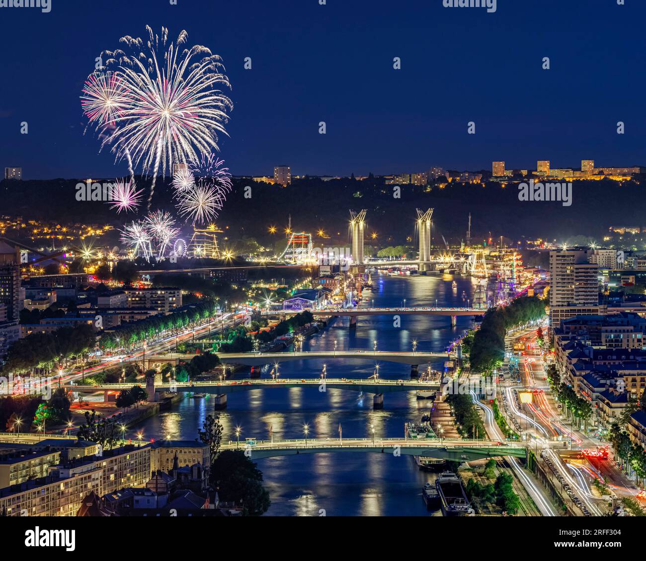 France, Seine-Maritime, Rouen, Armada 2023, Sainte-Catherine Hill ...