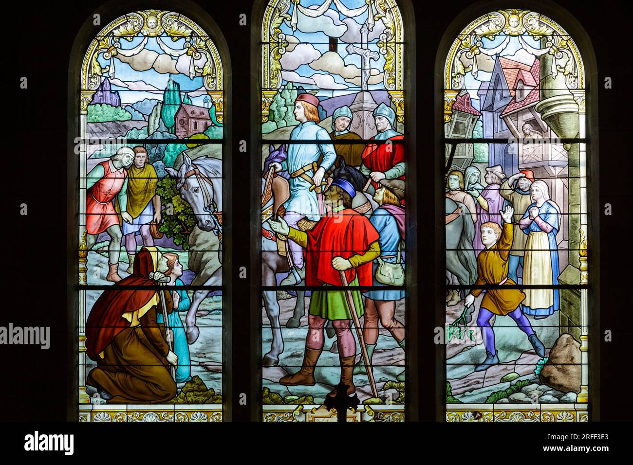 France, Meurthe et Moselle, Jarville la Malgrange, Sacre Coeur (Sacred ...