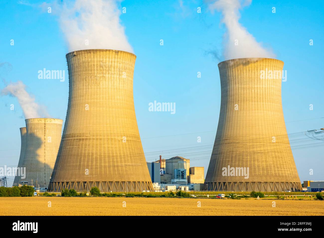France, Loiret, Dampierre en Burly, the EDF nuclear power plant of ...