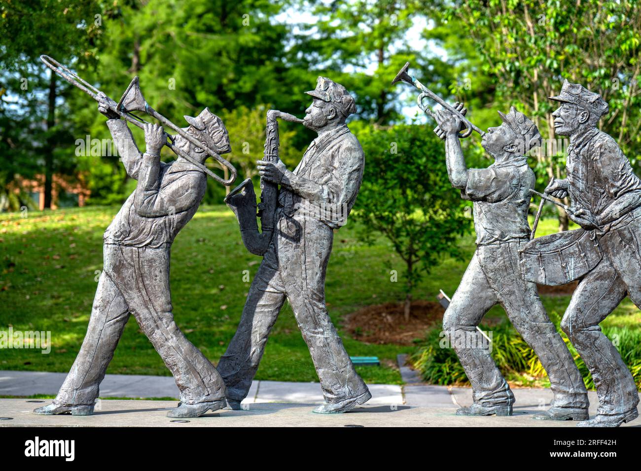 United States, Louisiana, New Orleans, the Louis Armstrong Park Stock ...