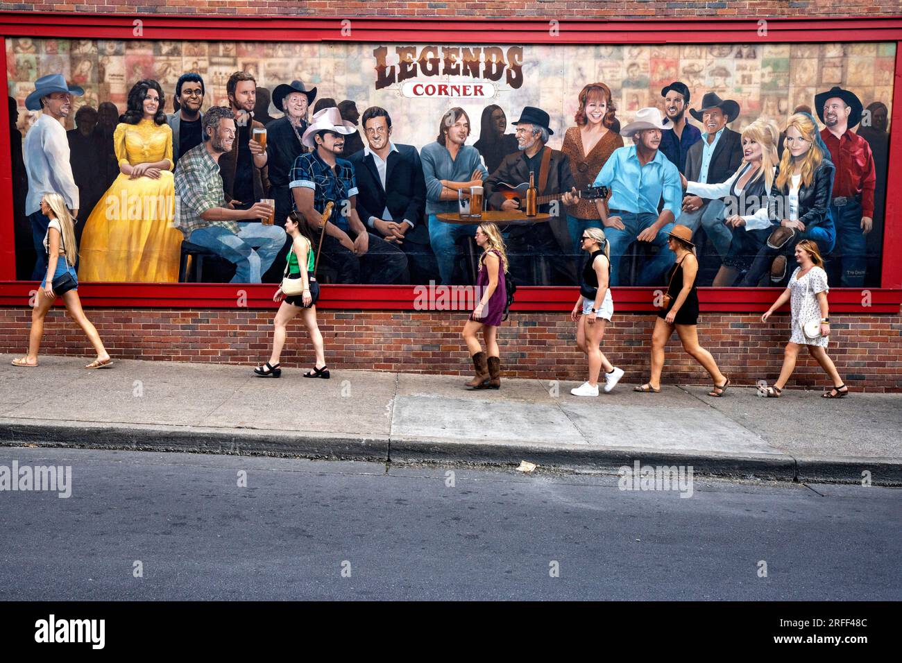 United States, Tennessee, Nashville, the District neighborhood, the ...