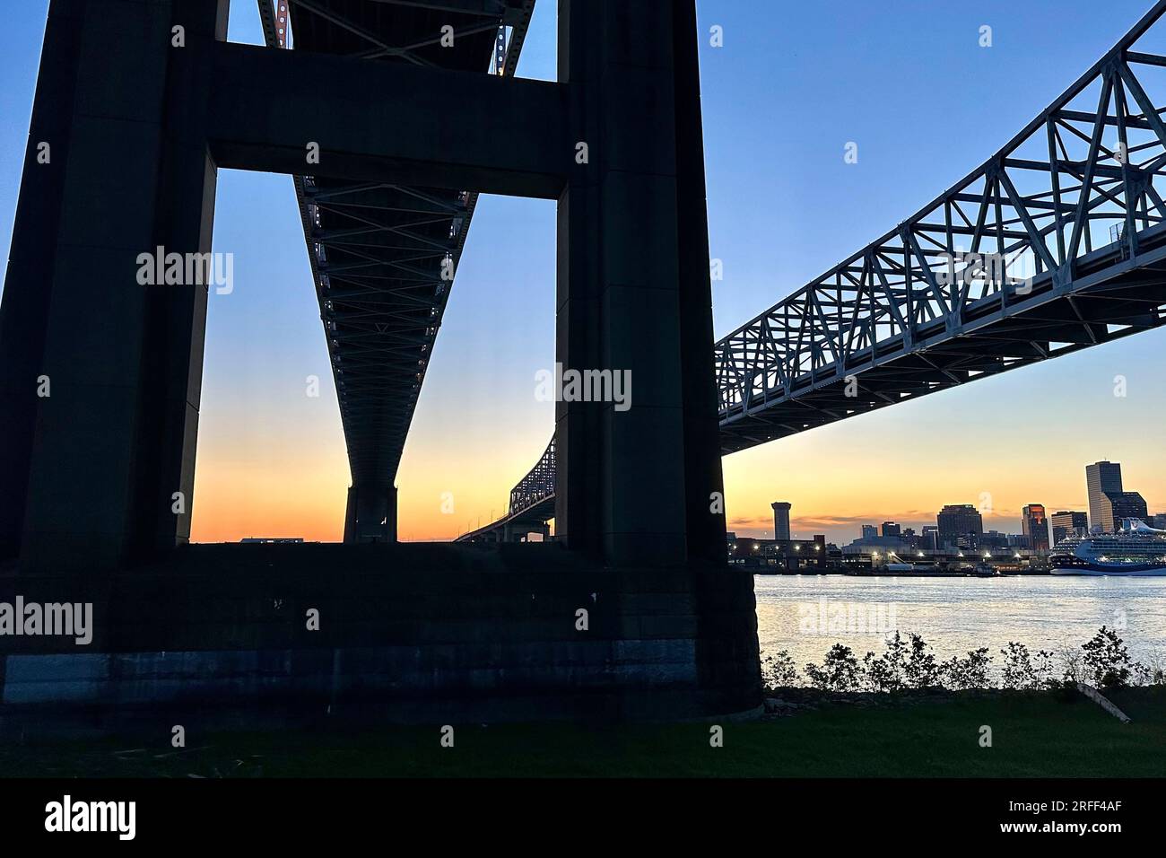 United States, Louisiana, New Orleans, the Crescent City Connection ...