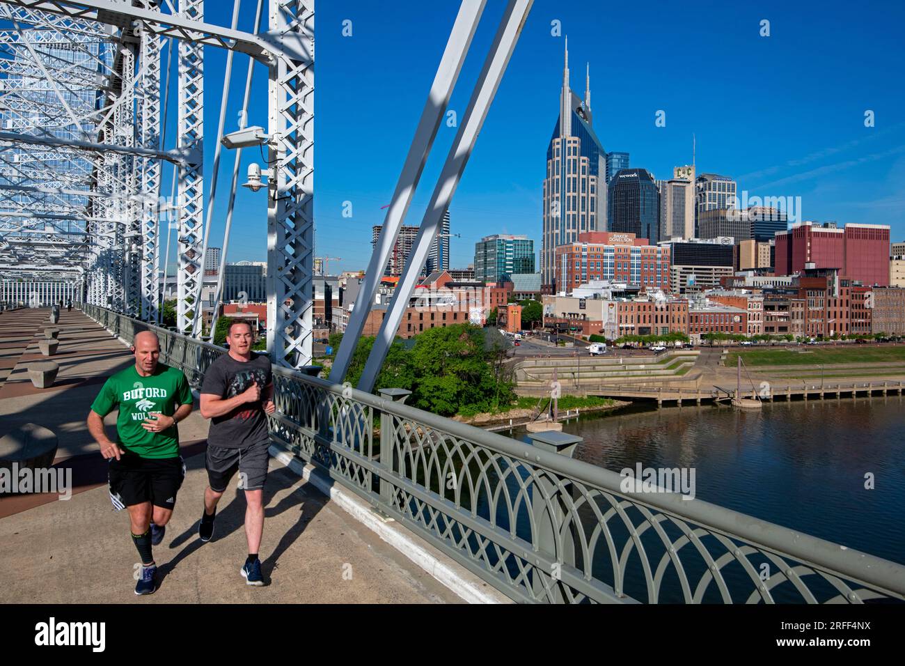 John seigenthaler pedestrian bridge hi-res stock photography and images ...