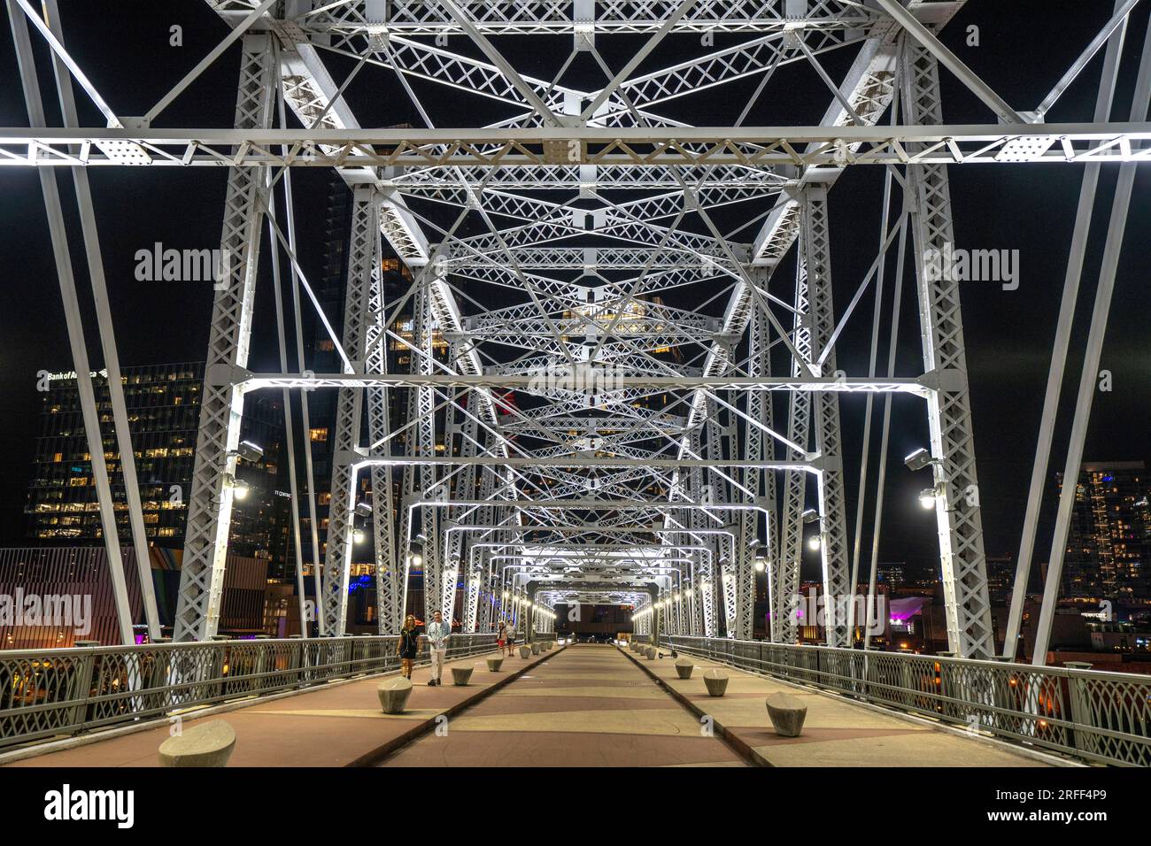 United States, Tennessee, Nashville, the John Seigenthaler pedestrian ...