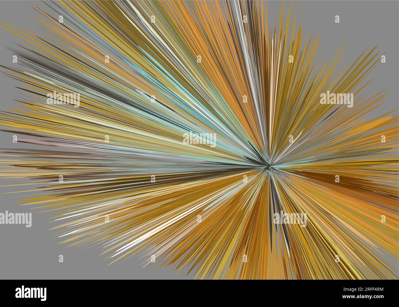 Colorful explosion on gray for interior solutions or covers. Golden ...