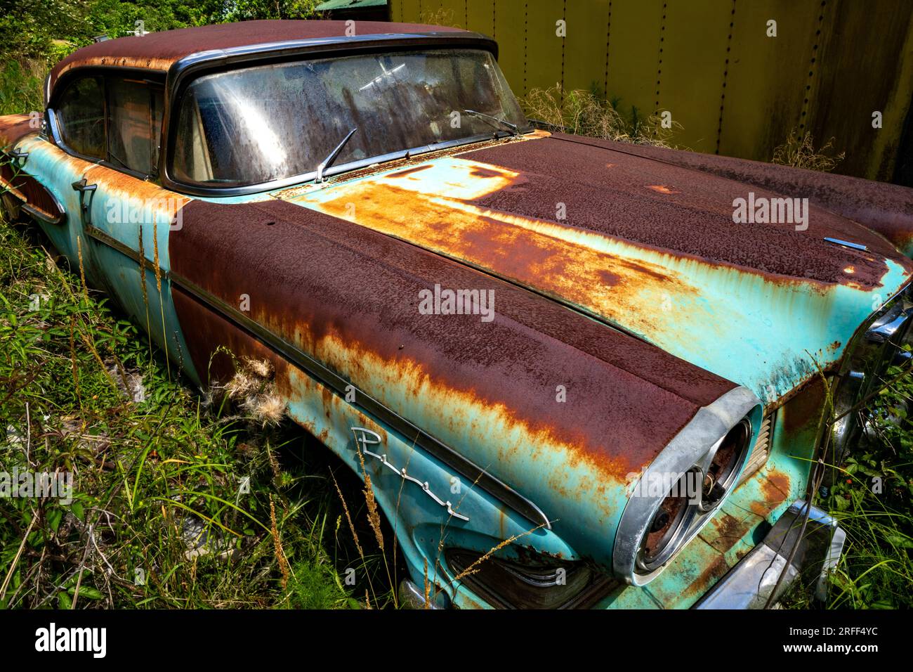 United States, Mississippi, Roxie, scrapping of old cars and school ...
