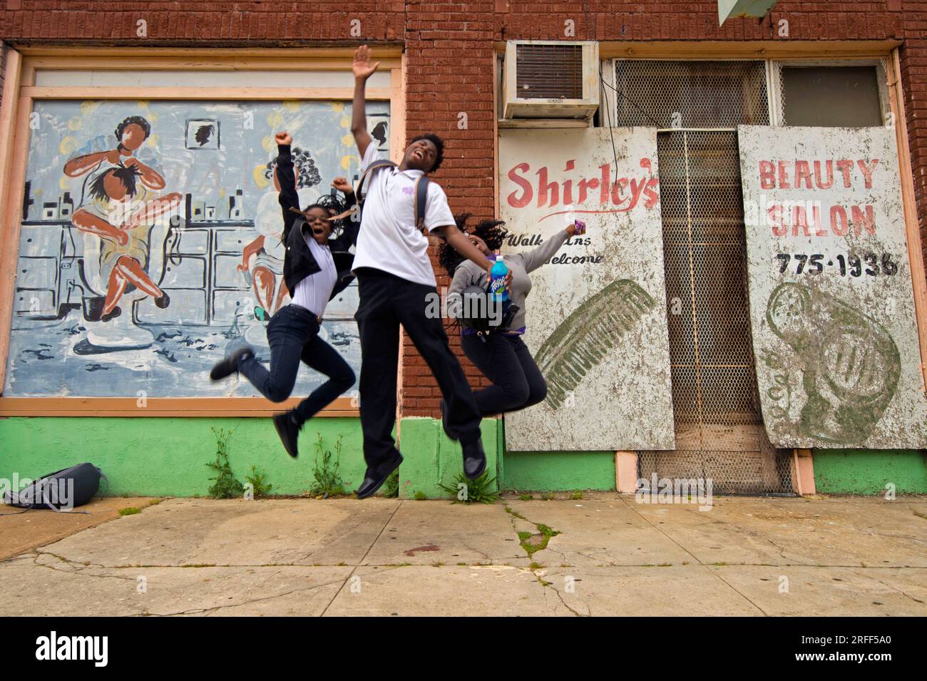 United States, Tennessee, Memphis, black neighborhood Stock Photo - Alamy