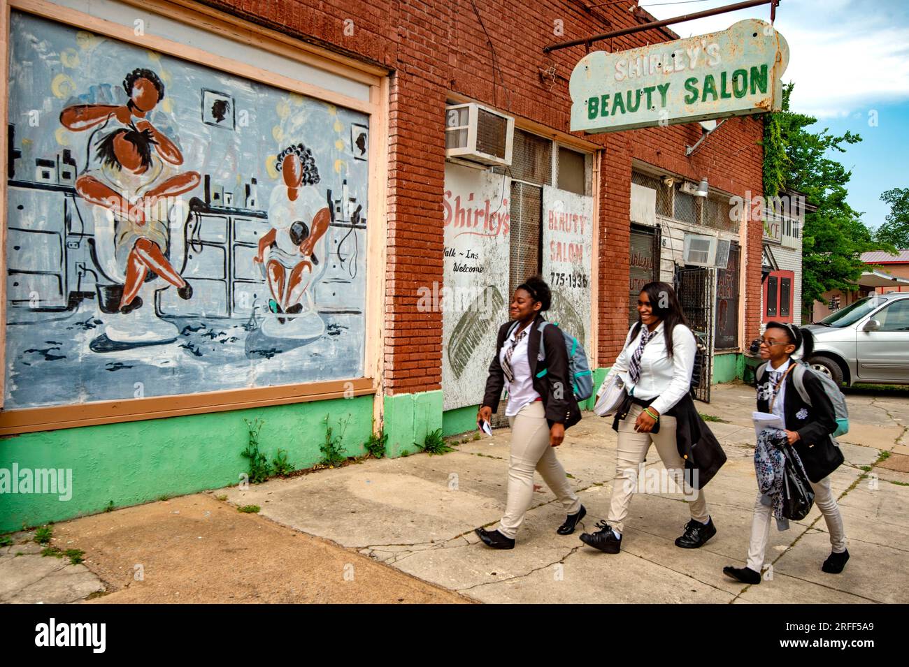 United States, Tennessee, Memphis, black neighborhood Stock Photo - Alamy