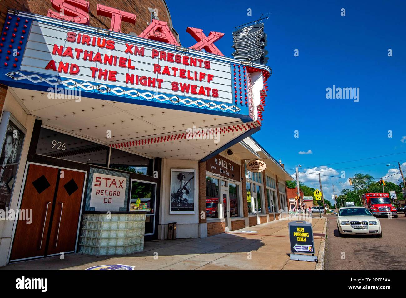 United States, Tennessee, Memphis, the Stax Recording Studios museum ...