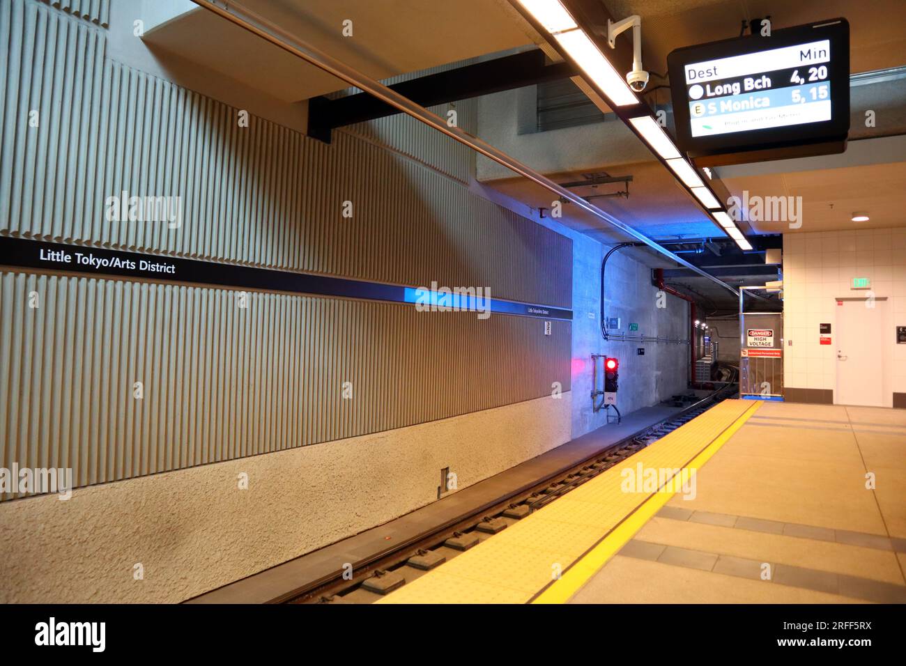 Los Angeles, California: Little Tokio/Arts District Metro Rail A and E ...